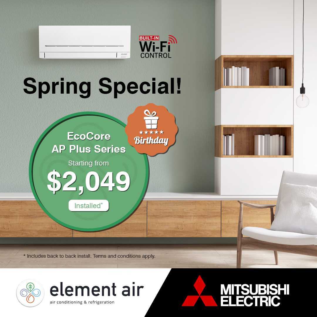 Element Air | Mitsubishi Electric Dealer for the Taupo District